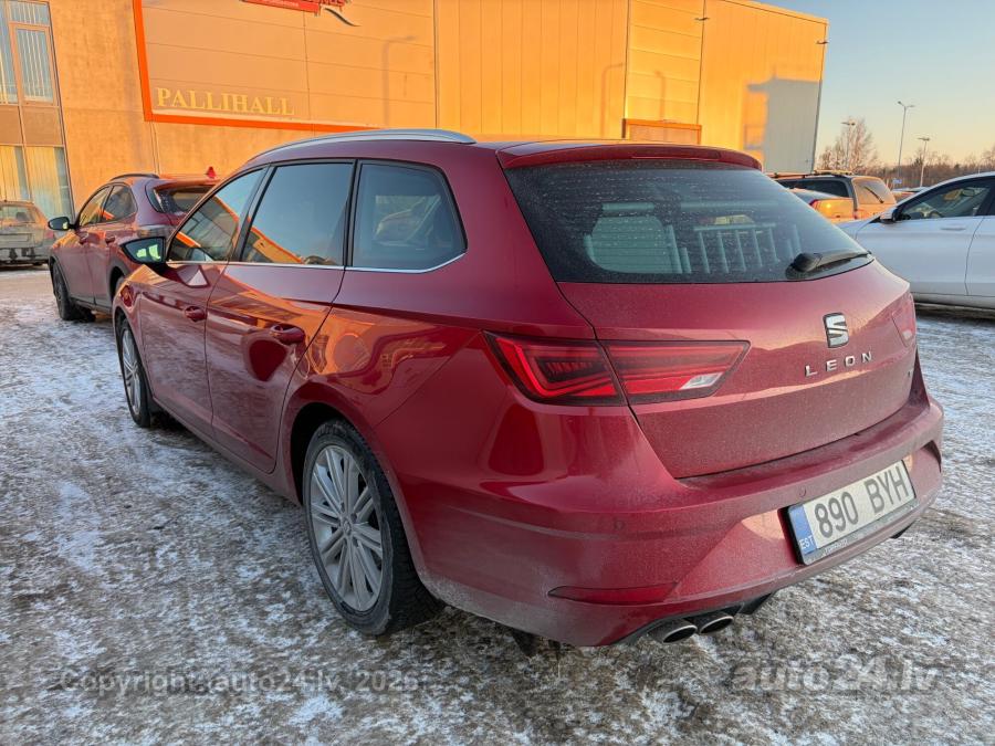 Red SEAT Leon 2018 in Tallinn, with an engine capacity of 2.00 L and mileage of 211 thousand km for 11500 €, photo 13 on AUTOMOTO.COM.LV