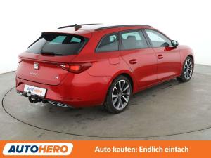 Red SEAT Leon 2020 in Kaunas, with an engine capacity of 1.50 L and mileage of 78 thousand km for 23894 €, photo 6 on AUTOMOTO.COM.LV