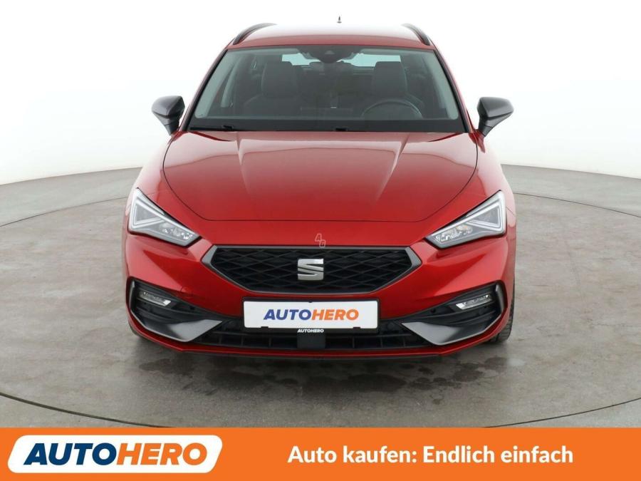 Red SEAT Leon 2020 in Kaunas, with an engine capacity of 1.50 L and mileage of 78 thousand km for 23894 €, photo 9 on AUTOMOTO.COM.LV
