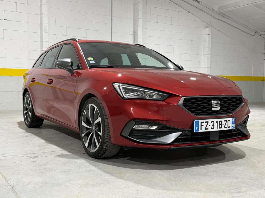 Sarkans SEAT Leon 2021 Kauņa, ar dzinēja tilpumu 1.97 L un nobraukumu 236 tūkst. km par 13700 €, foto 1 vietnē AUTOMOTO.COM.LV