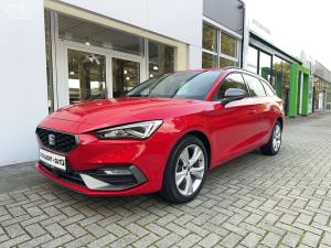 Red SEAT Leon 2021 in Kaunas, with an engine capacity of 1.40 L and mileage of 50 thousand km for 23791 €, photo  on AUTOMOTO.COM.LV