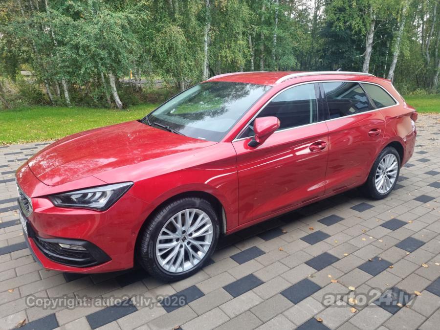 Sarkans SEAT Leon 2023 Tallina, ar dzinēja tilpumu 2.00 L un nobraukumu 40 tūkst. km par 22000 €, foto 1 vietnē AUTOMOTO.COM.LV