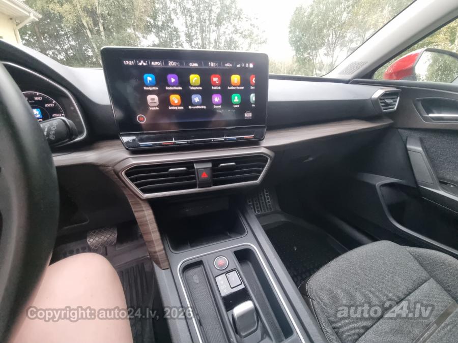 Sarkans SEAT Leon 2023 Tallina, ar dzinēja tilpumu 2.00 L un nobraukumu 40 tūkst. km par 22000 €, foto 4 vietnē AUTOMOTO.COM.LV