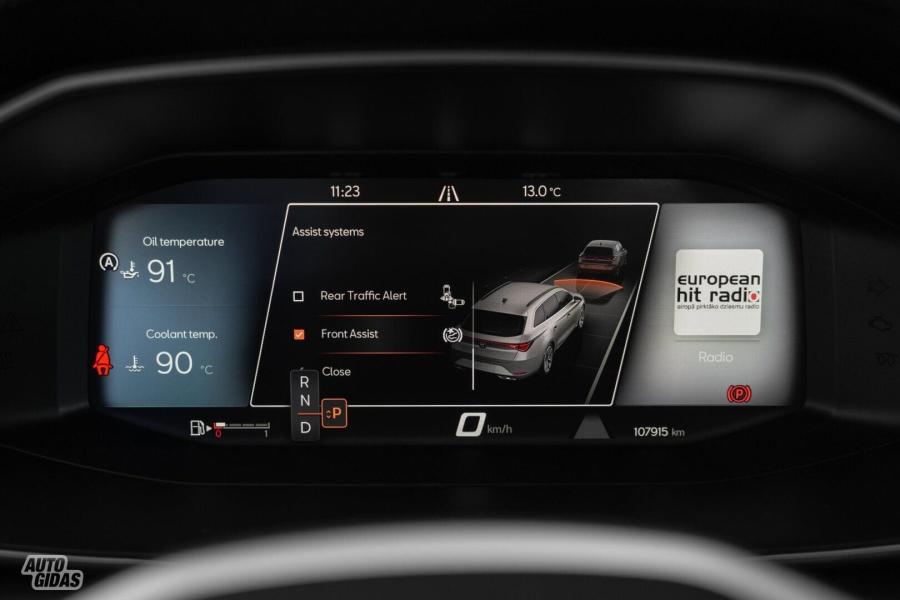 SEAT Leon 2021 in Vilnius, with an engine capacity of 2.00 L and mileage of 108 thousand km for 15900 €, photo 26 on AUTOMOTO.COM.LV