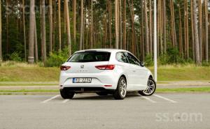 White SEAT Leon 2014 in Riga, with an engine capacity of 1.40 L and mileage of 196 thousand km for 3990 €, photo 7 on AUTOMOTO.COM.LV