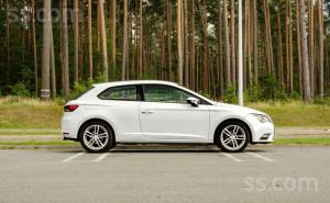 White SEAT Leon 2014 in Riga, with an engine capacity of 1.40 L and mileage of 196 thousand km for 3990 €, photo 10 on AUTOMOTO.COM.LV