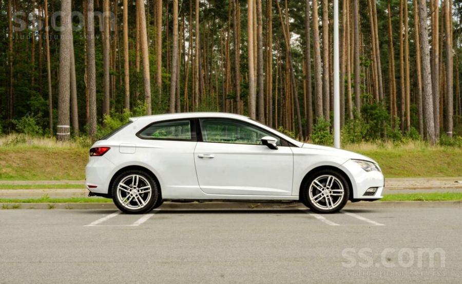 White SEAT Leon 2014 in Riga, with an engine capacity of 1.40 L and mileage of 196 thousand km for 3990 €, photo 10 on AUTOMOTO.COM.LV