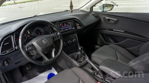 White SEAT Leon 2014 in Riga, with an engine capacity of 1.40 L and mileage of 196 thousand km for 3990 €, photo 11 on AUTOMOTO.COM.LV