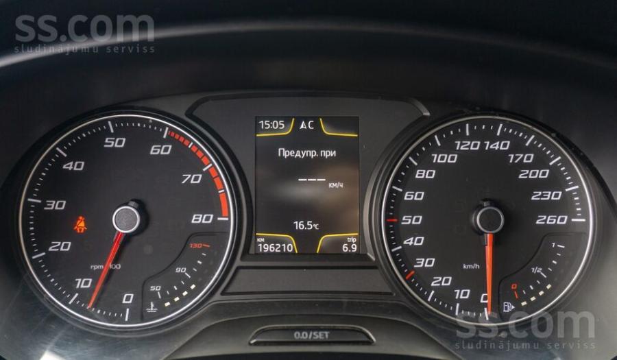 White SEAT Leon 2014 in Riga, with an engine capacity of 1.40 L and mileage of 196 thousand km for 3990 €, photo 19 on AUTOMOTO.COM.LV