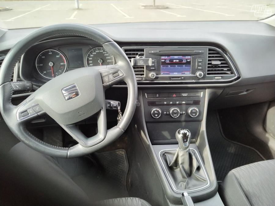 Balts SEAT Leon 2013 Panevēža, ar dzinēja tilpumu 1.60 L un nobraukumu 292 tūkst. km par 6100 €, foto 14 vietnē AUTOMOTO.COM.LV
