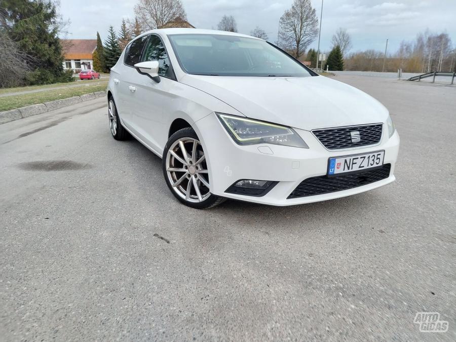 Balts SEAT Leon 2013 Panevēža, ar dzinēja tilpumu 1.60 L un nobraukumu 292 tūkst. km par 6100 €, foto 16 vietnē AUTOMOTO.COM.LV