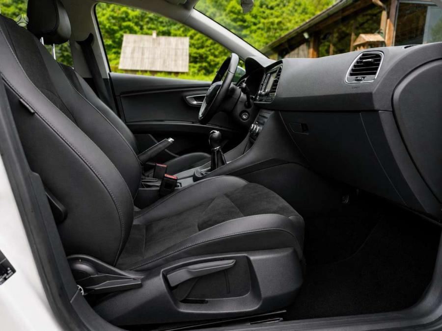 Balts SEAT Leon 2013 Kauņa, ar dzinēja tilpumu 1.60 L un nobraukumu 365 tūkst. km par 4750 €, foto 11 vietnē AUTOMOTO.COM.LV