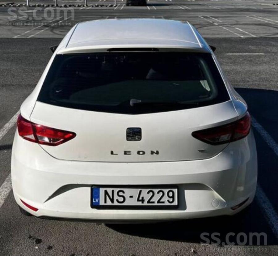 Balts SEAT Leon 2013 Rīga, ar dzinēja tilpumu 1.60 L un nobraukumu 223 tūkst. km par 4100 €, foto 6 vietnē AUTOMOTO.COM.LV