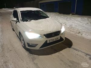 Balts SEAT Leon 2014 Kauņa, ar dzinēja tilpumu 2.00 L un nobraukumu 244 tūkst. km par 3500 €, foto  vietnē AUTOMOTO.COM.LV