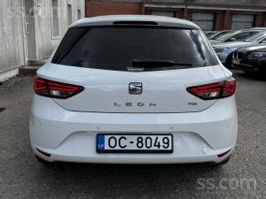 White SEAT Leon 2014 in Daugavpils, with an engine capacity of 2.00 L and mileage of 0 thousand km for 7850 €, photo 6 on AUTOMOTO.COM.LV