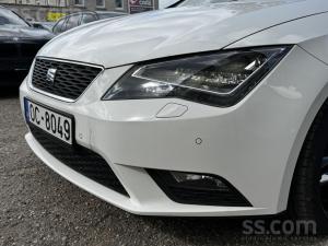 White SEAT Leon 2014 in Daugavpils, with an engine capacity of 2.00 L and mileage of 0 thousand km for 7850 €, photo 10 on AUTOMOTO.COM.LV