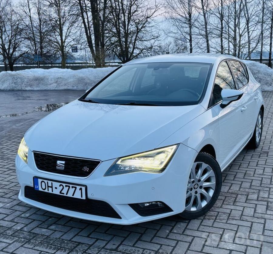 White SEAT Leon 2014 in Bauska, with an engine capacity of 1.60 L and mileage of 255 thousand km for 5800 €, photo 1 on AUTOMOTO.COM.LV