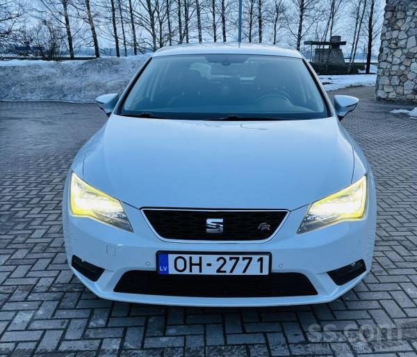 White SEAT Leon 2014 in Bauska, with an engine capacity of 1.60 L and mileage of 255 thousand km for 5800 €, photo 3 on AUTOMOTO.COM.LV