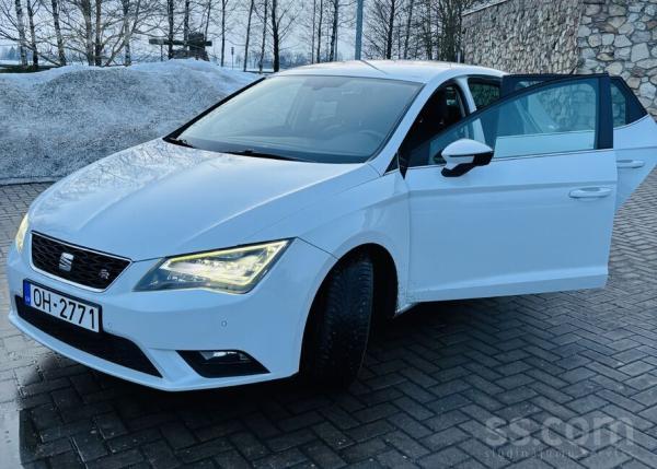 White SEAT Leon 2014 in Bauska, with an engine capacity of 1.60 L and mileage of 255 thousand km for 5800 €, photo 4 on AUTOMOTO.COM.LV