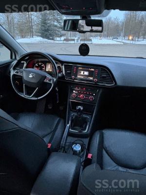 White SEAT Leon 2014 in Bauska, with an engine capacity of 1.60 L and mileage of 255 thousand km for 5800 €, photo 7 on AUTOMOTO.COM.LV