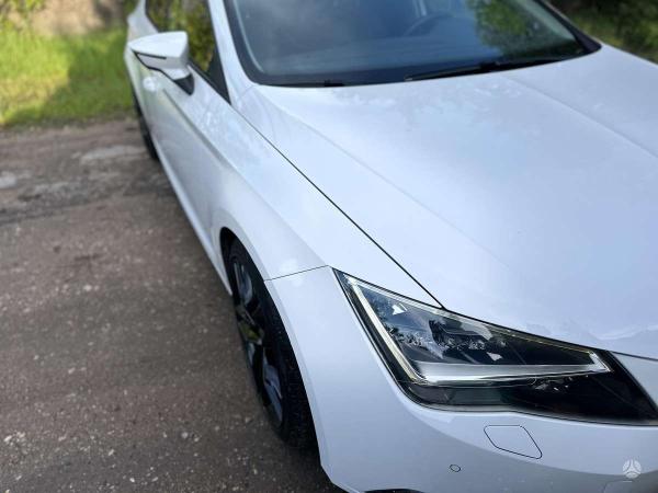 White SEAT Leon 2014 in Daugavpils, with an engine capacity of 1.97 L and mileage of 230 thousand km for 7450 €, photo 10 on AUTOMOTO.COM.LV