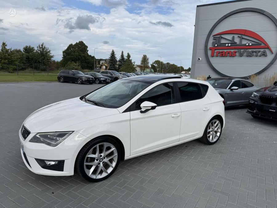 White SEAT Leon 2015 in Telschi, with an engine capacity of 1.97 L and mileage of 225 thousand km for 8200 €, photo 3 on AUTOMOTO.COM.LV