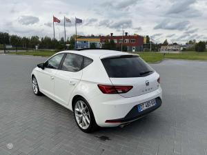 White SEAT Leon 2015 in Telschi, with an engine capacity of 1.97 L and mileage of 225 thousand km for 8200 €, photo 5 on AUTOMOTO.COM.LV