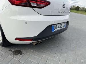 White SEAT Leon 2015 in Telschi, with an engine capacity of 1.97 L and mileage of 225 thousand km for 8200 €, photo 16 on AUTOMOTO.COM.LV