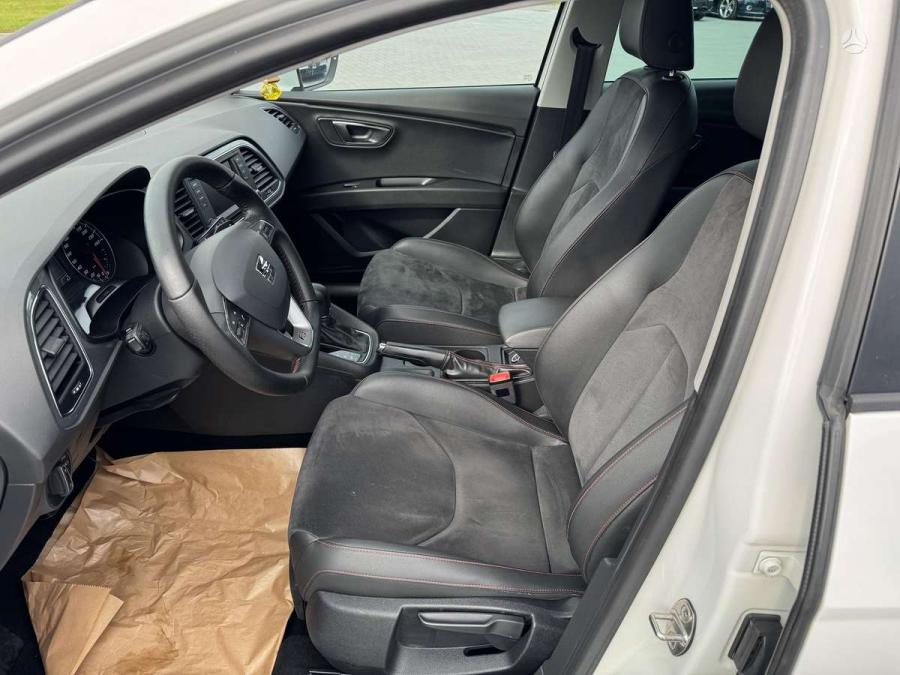 White SEAT Leon 2015 in Telschi, with an engine capacity of 1.97 L and mileage of 225 thousand km for 8200 €, photo 19 on AUTOMOTO.COM.LV