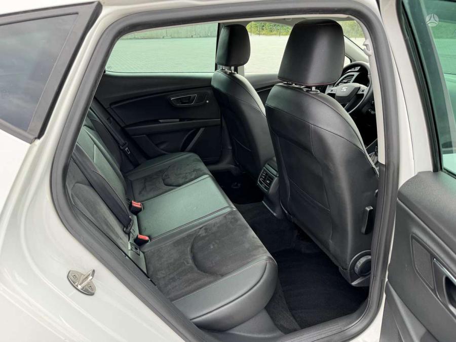 White SEAT Leon 2015 in Telschi, with an engine capacity of 1.97 L and mileage of 225 thousand km for 8200 €, photo 24 on AUTOMOTO.COM.LV