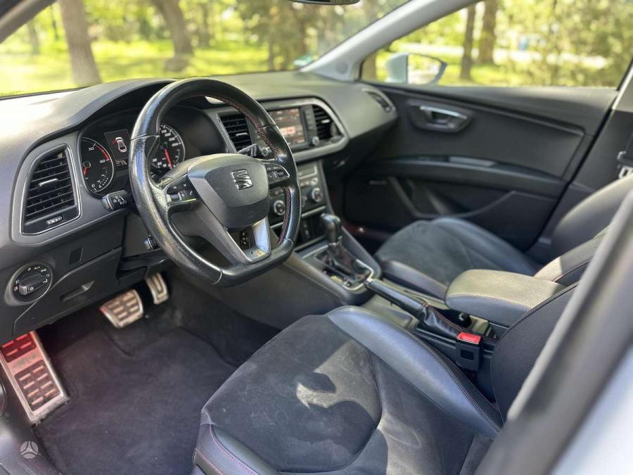 Balts SEAT Leon 2016 Šauļi, ar dzinēja tilpumu 1.97 L un nobraukumu 210 tūkst. km par 8000 €, foto 12 vietnē AUTOMOTO.COM.LV
