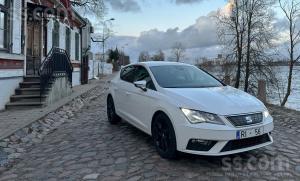 White SEAT Leon 2017 in Riga, with an engine capacity of 1.00 L and mileage of 205 thousand km for 8799 €, photo 3 on AUTOMOTO.COM.LV