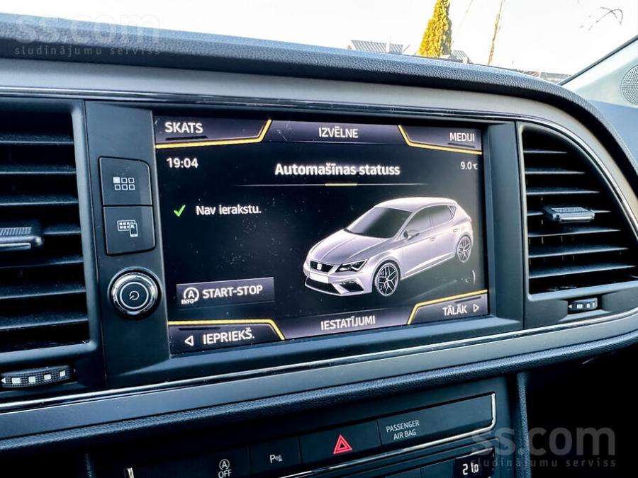 Белый Сеат Леон 2017 в Рига, объемом двигателя 1.00 л и пробегом 208 тыс. км за 7600 €, фото 12 на AUTOMOTO.COM.LV