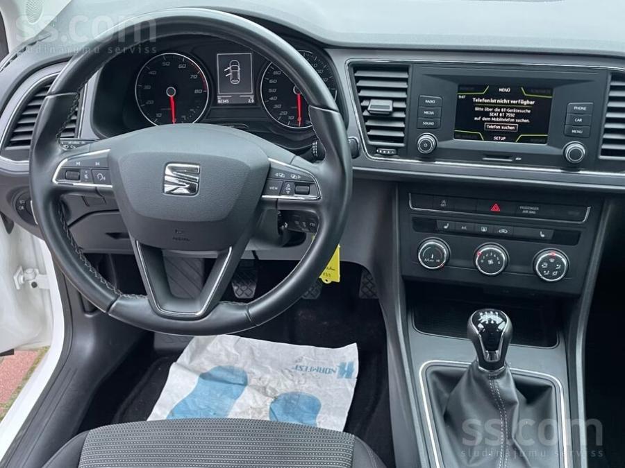 Balts SEAT Leon 2019 Ogre, ar dzinēja tilpumu 1.60 L un nobraukumu 140 tūkst. km par 8495 €, foto 13 vietnē AUTOMOTO.COM.LV