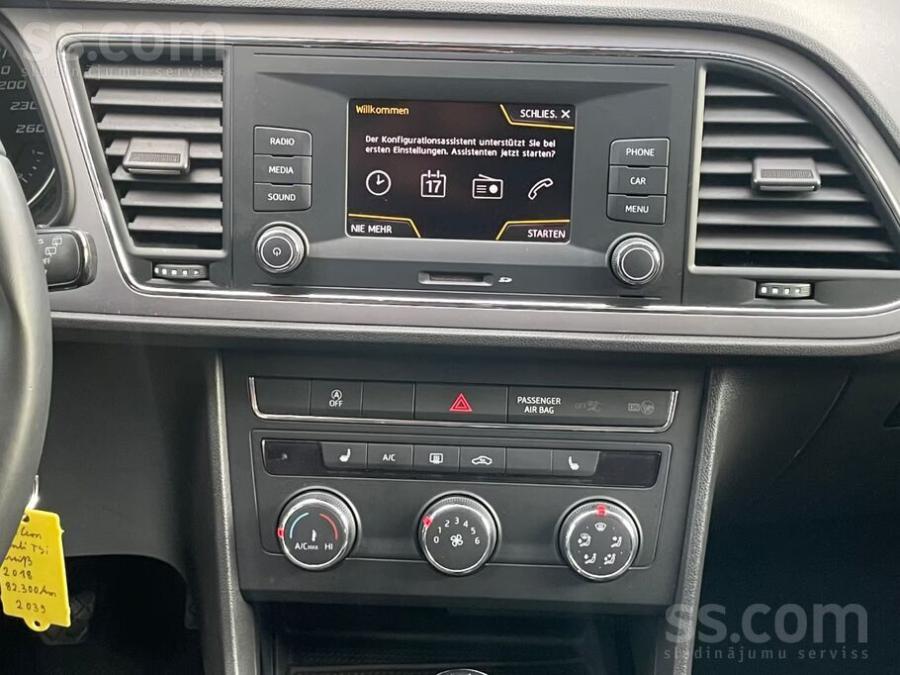 Balts SEAT Leon 2019 Ogre, ar dzinēja tilpumu 1.60 L un nobraukumu 140 tūkst. km par 8495 €, foto 16 vietnē AUTOMOTO.COM.LV
