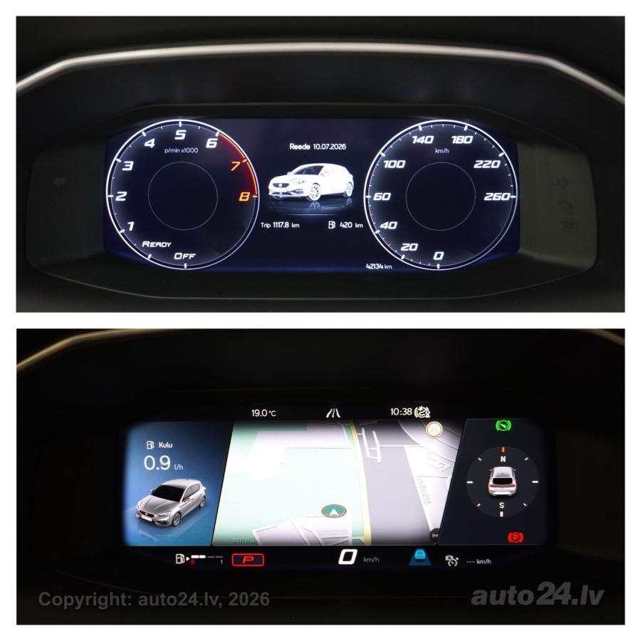 Balts SEAT Leon 2021 Tartu, ar dzinēja tilpumu 1.50 L un nobraukumu 42 tūkst. km par 17500 €, foto 14 vietnē AUTOMOTO.COM.LV