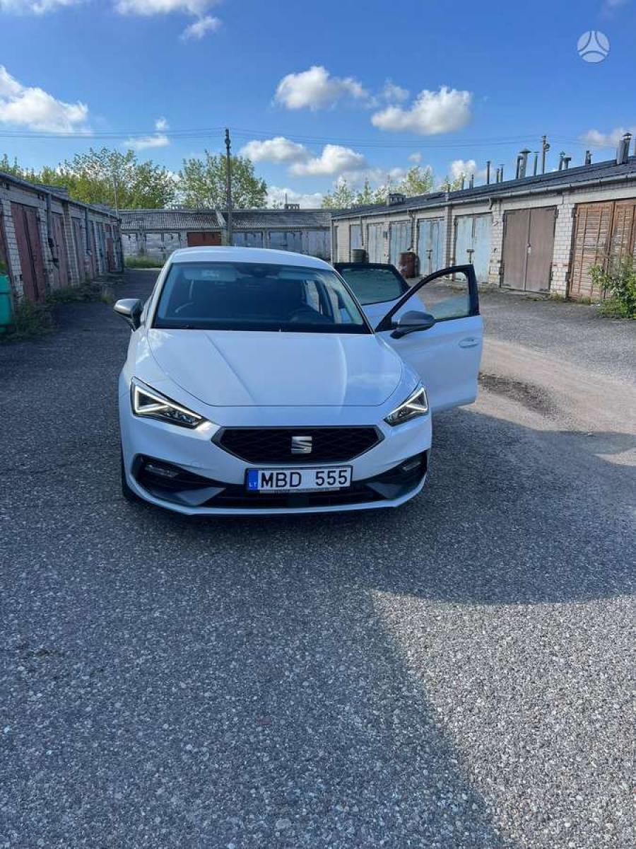 Balts SEAT Leon 2021 Panevēža, ar dzinēja tilpumu 1.50 L un nobraukumu 24 tūkst. km par 10900 €, foto 1 vietnē AUTOMOTO.COM.LV