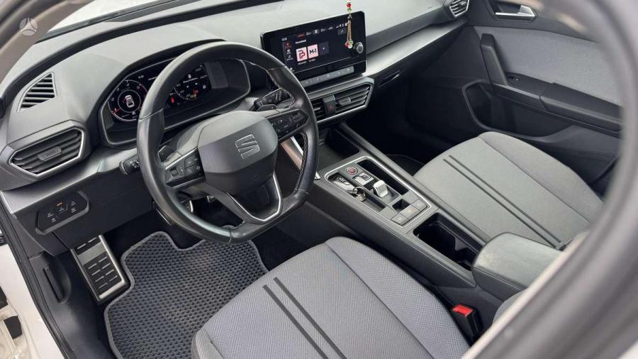 Balts SEAT Leon 2021 Viļņa, ar dzinēja tilpumu 1.97 L un nobraukumu 296 tūkst. km par 11600 €, foto 8 vietnē AUTOMOTO.COM.LV