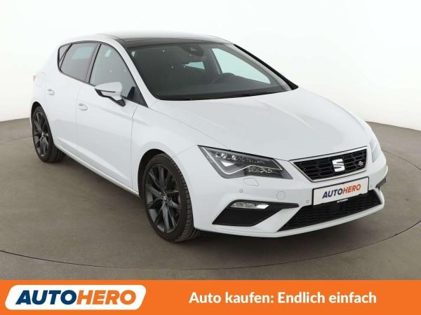 White SEAT Leon 2019 in Kaunas, with an engine capacity of 1.50 L and mileage of 36 thousand km for 21834 €, photo 8 on AUTOMOTO.COM.LV