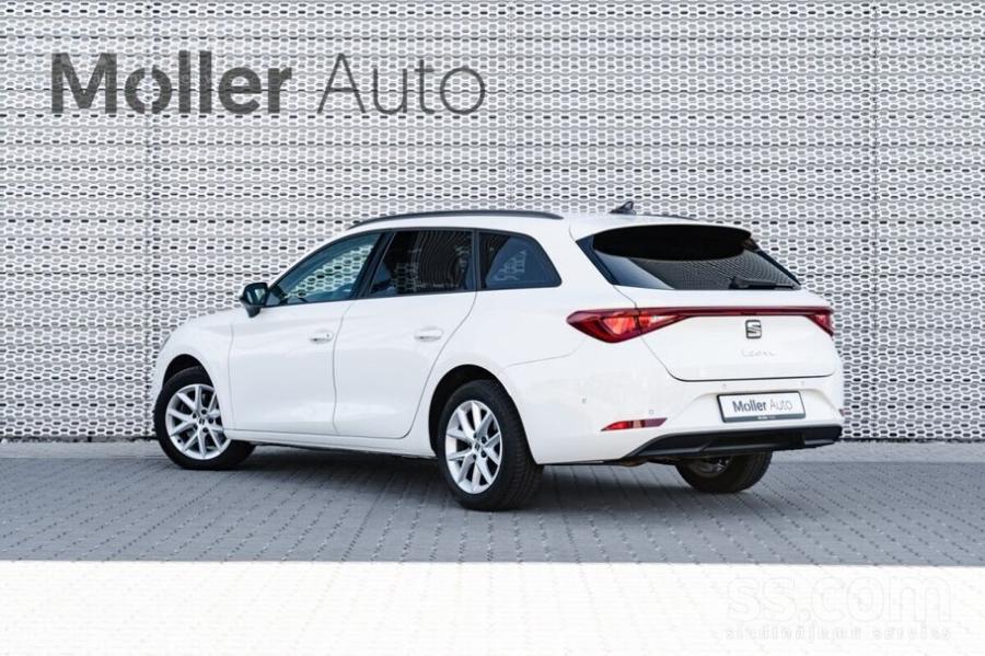 White SEAT Leon 2021 in Riga, with an engine capacity of 2.00 L and mileage of 160 thousand km for 15550 €, photo 4 on AUTOMOTO.COM.LV