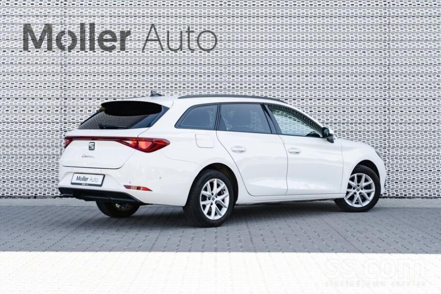 White SEAT Leon 2021 in Riga, with an engine capacity of 2.00 L and mileage of 160 thousand km for 15550 €, photo 5 on AUTOMOTO.COM.LV