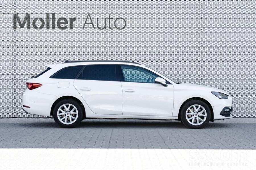 White SEAT Leon 2021 in Riga, with an engine capacity of 2.00 L and mileage of 160 thousand km for 15550 €, photo 6 on AUTOMOTO.COM.LV