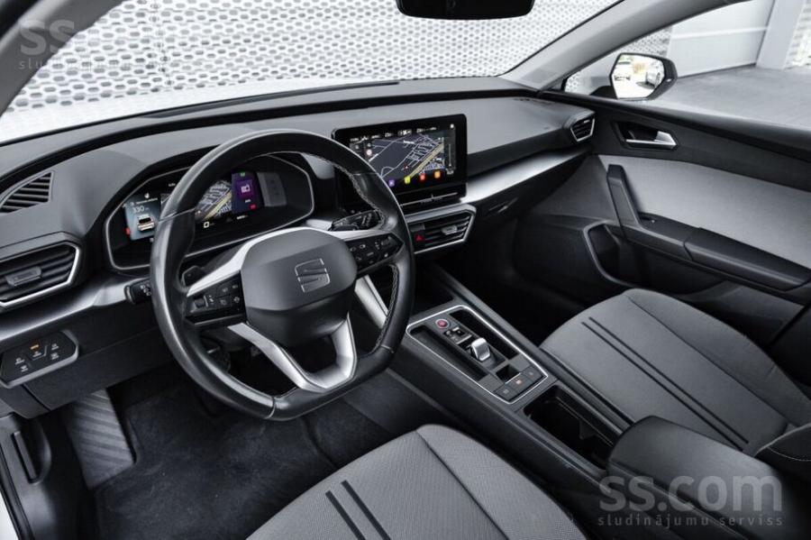 White SEAT Leon 2021 in Riga, with an engine capacity of 2.00 L and mileage of 160 thousand km for 15550 €, photo 10 on AUTOMOTO.COM.LV
