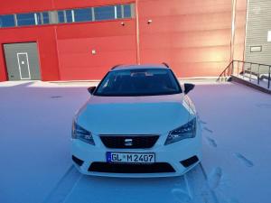 Balts SEAT Leon 2014 Kauņa, ar dzinēja tilpumu 1.60 L un nobraukumu 285 tūkst. km par 6150 €, foto  vietnē AUTOMOTO.COM.LV