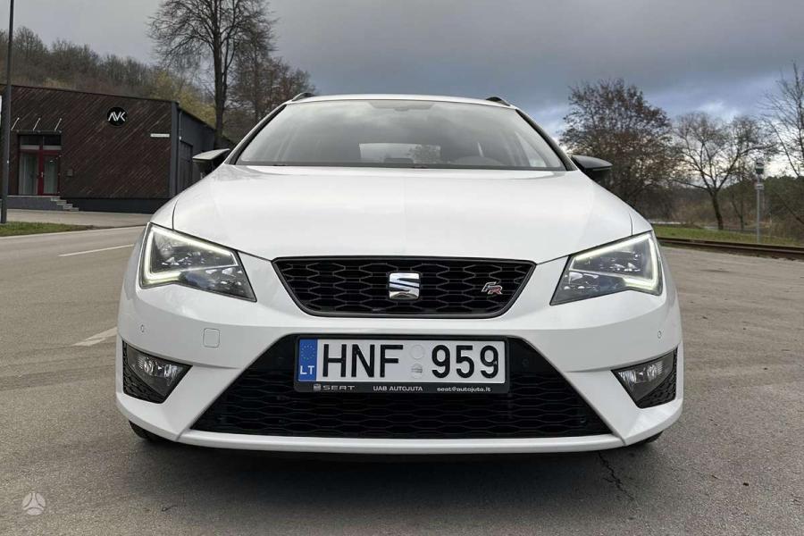 Balts SEAT Leon 2014 Birštonas, ar dzinēja tilpumu 1.60 L un nobraukumu 170 tūkst. km par 6300 €, foto 2 vietnē AUTOMOTO.COM.LV