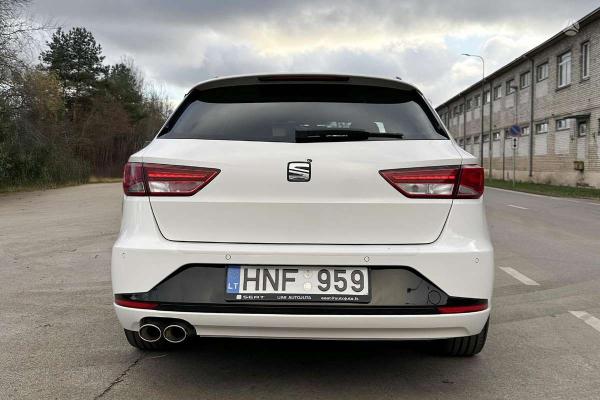 Balts SEAT Leon 2014 Birštonas, ar dzinēja tilpumu 1.60 L un nobraukumu 170 tūkst. km par 6300 €, foto 5 vietnē AUTOMOTO.COM.LV
