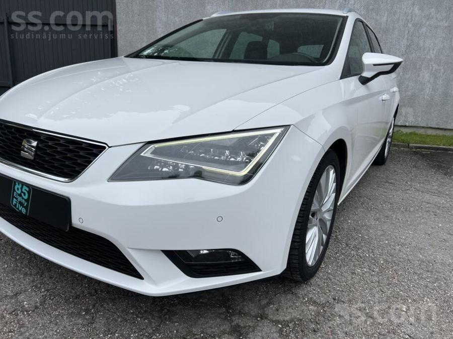 Balts SEAT Leon 2014 Liepāja, ar dzinēja tilpumu 1.60 L un nobraukumu 272 tūkst. km par 6850 €, foto 3 vietnē AUTOMOTO.COM.LV