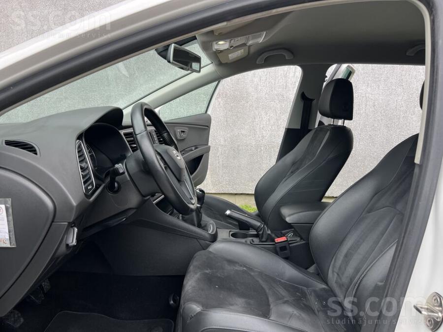 Balts SEAT Leon 2014 Liepāja, ar dzinēja tilpumu 1.60 L un nobraukumu 272 tūkst. km par 6850 €, foto 12 vietnē AUTOMOTO.COM.LV