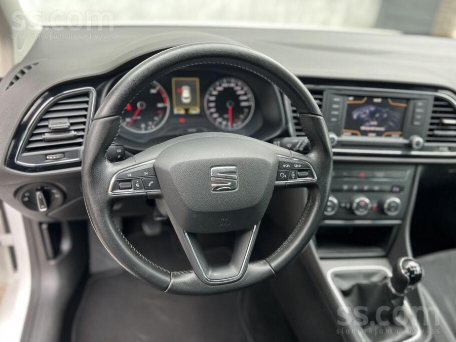 Balts SEAT Leon 2014 Liepāja, ar dzinēja tilpumu 1.60 L un nobraukumu 272 tūkst. km par 6850 €, foto 13 vietnē AUTOMOTO.COM.LV