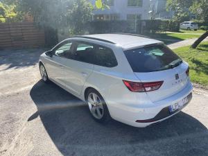 White SEAT Leon 2014 in Kaunas, with an engine capacity of 1.98 L and mileage of 218 thousand km for 5500 €, photo 4 on AUTOMOTO.COM.LV
